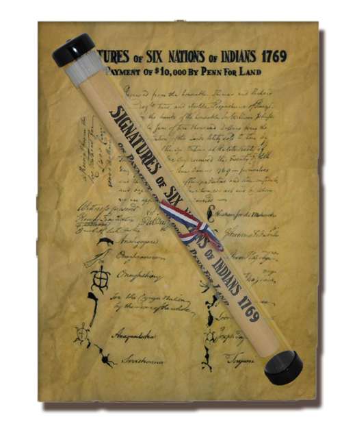 William Penn land purchase from six nations of Native Americans - 1769 ...